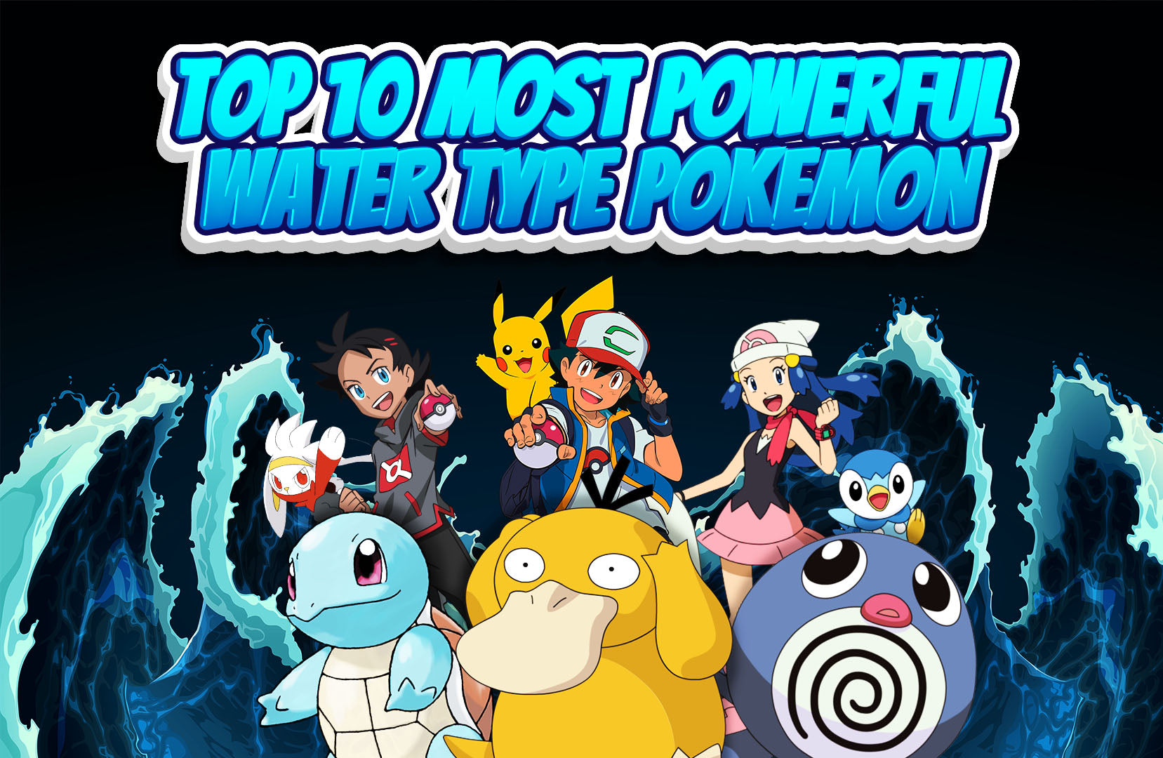 Top 10 der besten Pokémon vom Typ Wasser