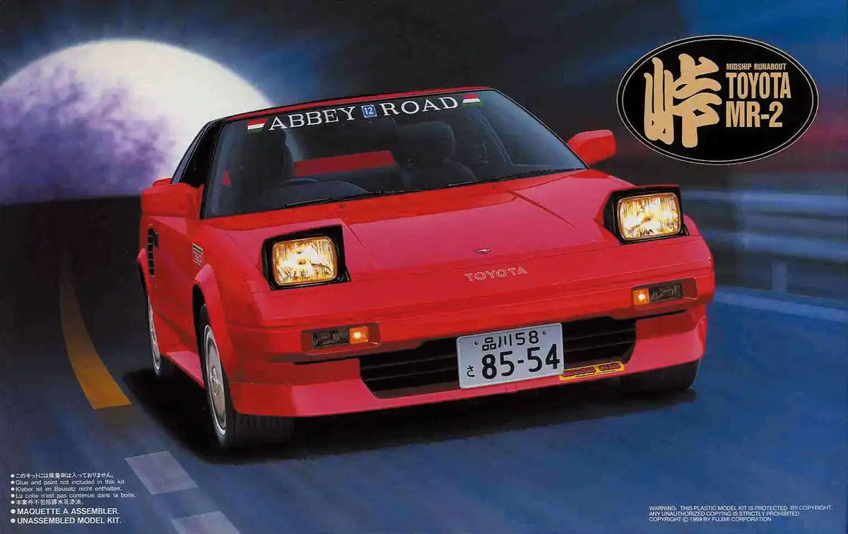 FUJIMI Tohge-04 Toyota Mr-2 Aw11 Drift King 1/24 Scale Kit
