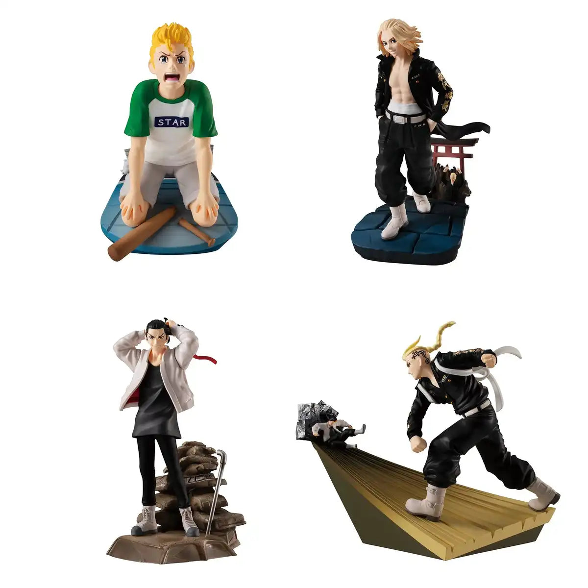 Megahouse Petitrama Tokyo Revengers Toman Figure (80mm PVC Painted)
