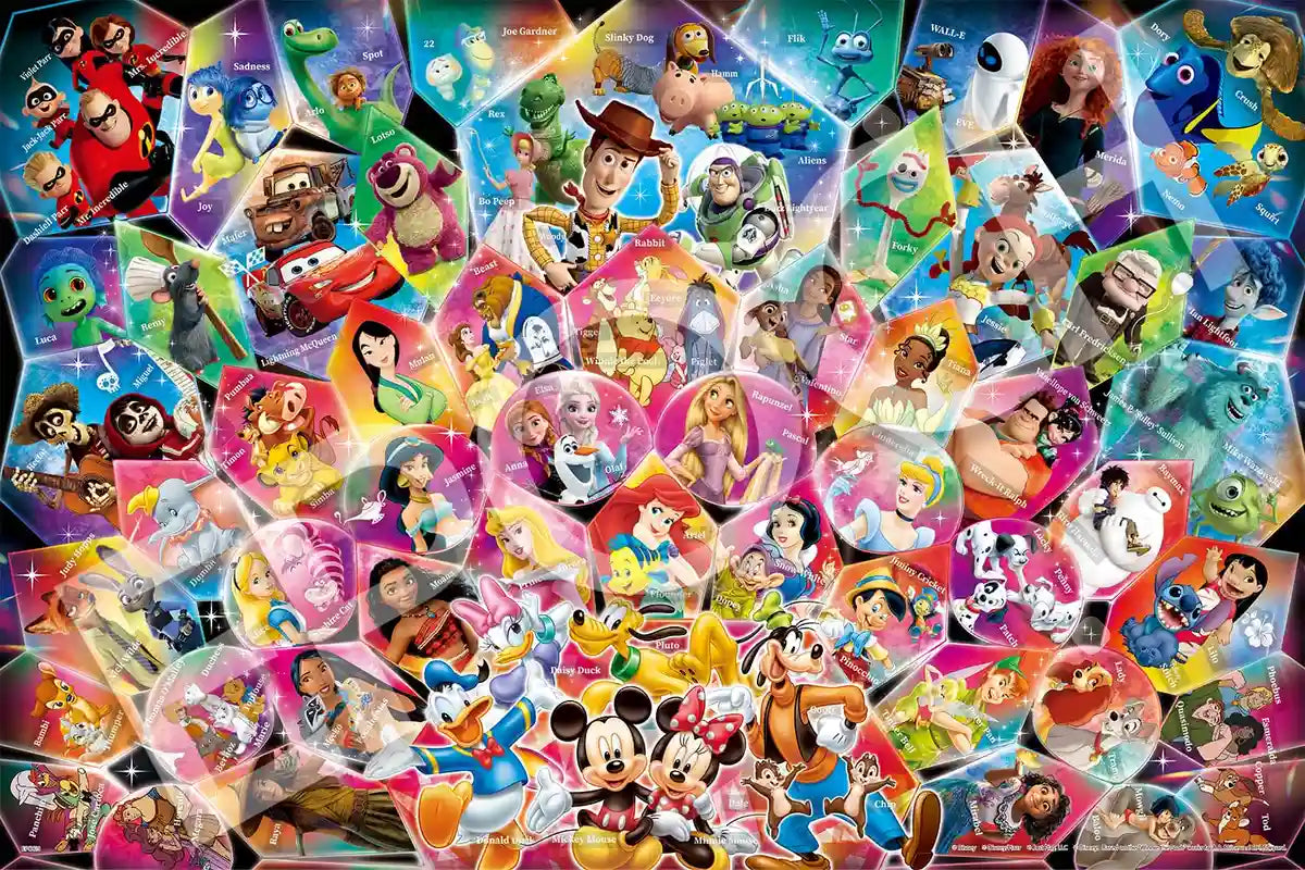 Epoch Disney Twinkle of Stars 1000 Piece Jigsaw Puzzle with Glue