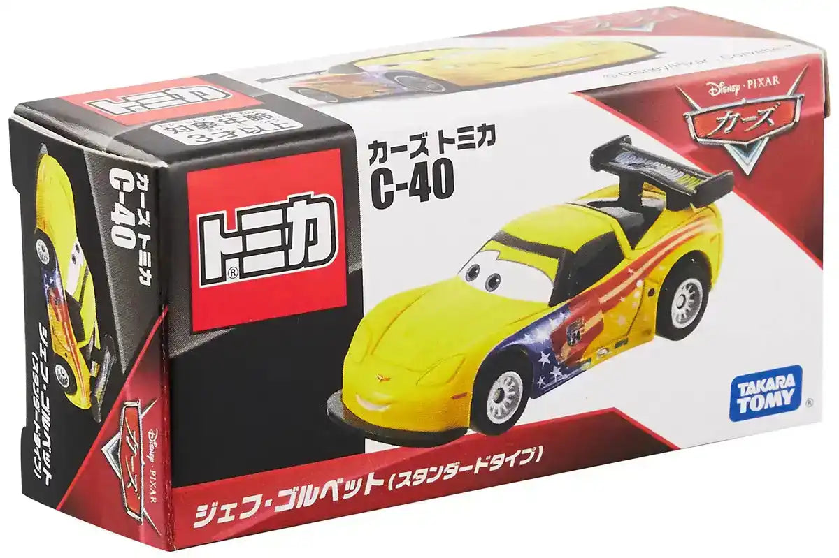 Takara Tomy Tomica Disney Cars Jeff Gorvette (Standard Type) Japanese