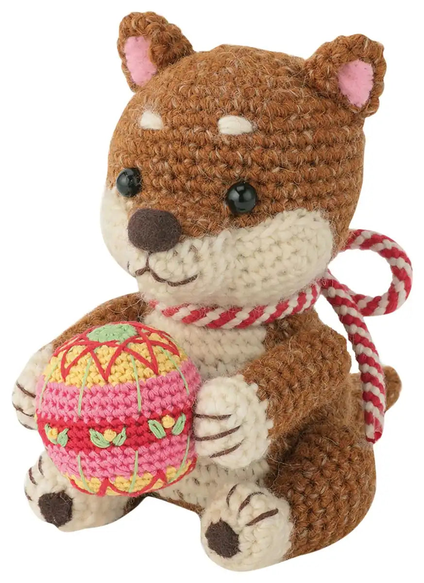 Olympus Thread Japan Silk Amigurumi Kit Temari Wanko Mk-81