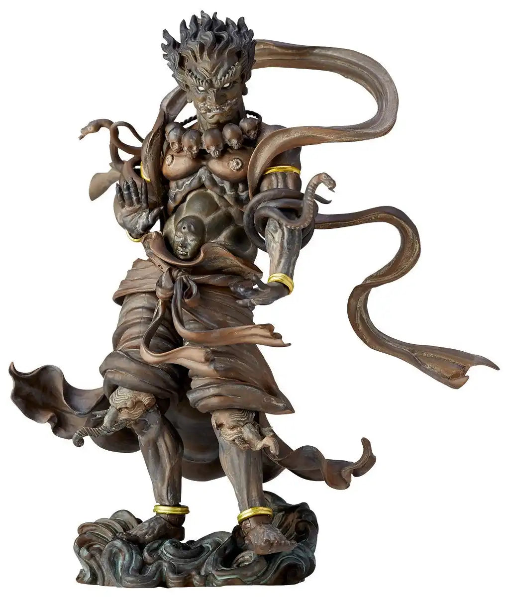 Kaiyodo Japan Fukasa Wood Carving Figurine 142Mm Pvc Abs Painted Movab