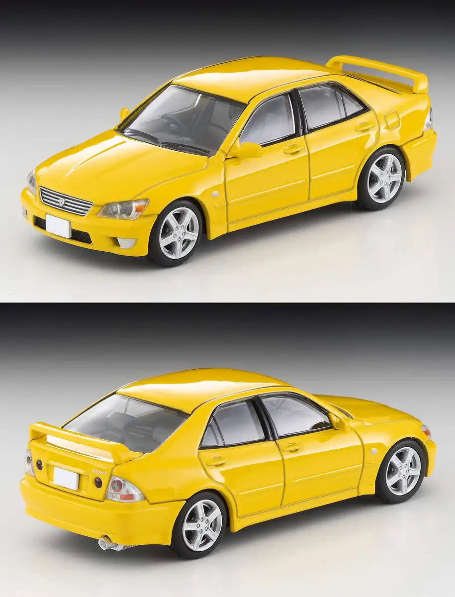 Tomytec Tomica Limited Vintage Neo Toyota Altezza RS200 Yellow 1/64 Scale