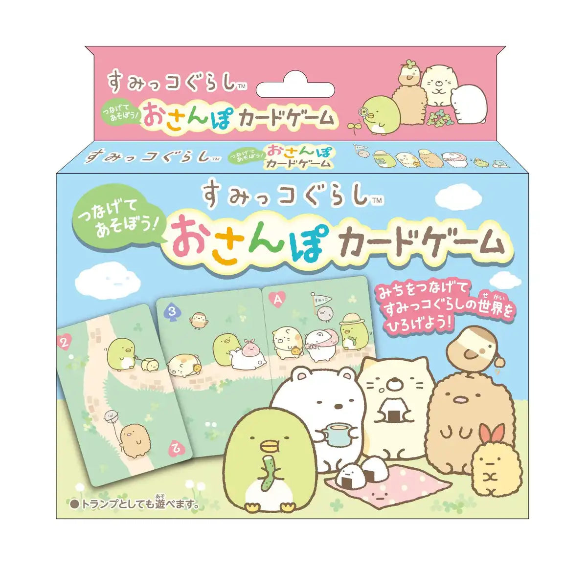 Hanayama Sumikko Gurashi Connect & Play Osanpo Card Game - Japanese Ga