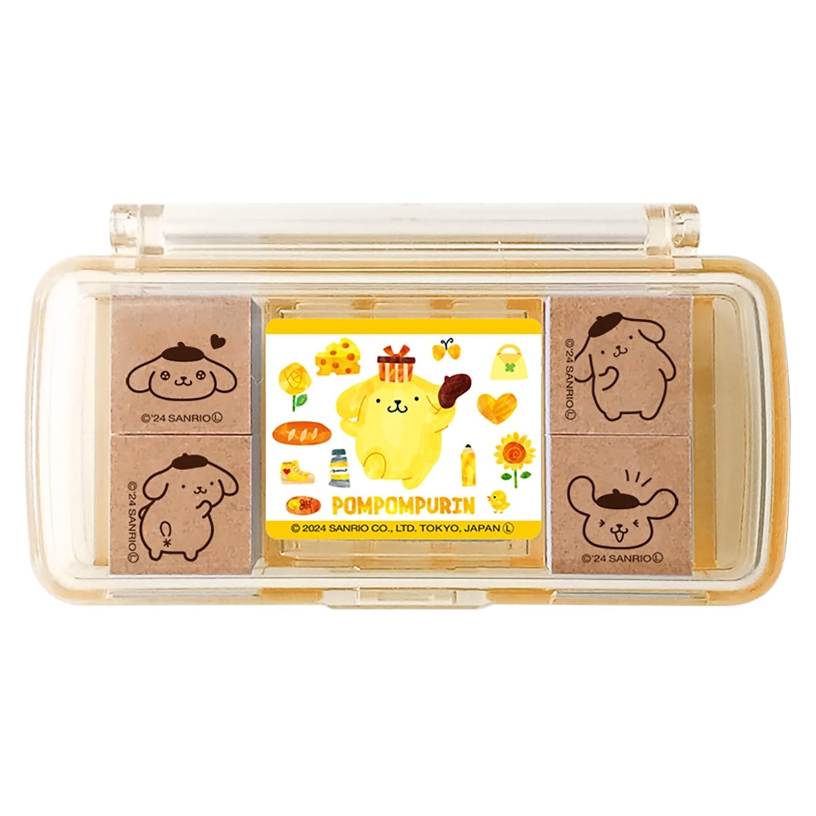 Beverly Sanrio Pompompurin Japan Official Mini Stamp Set