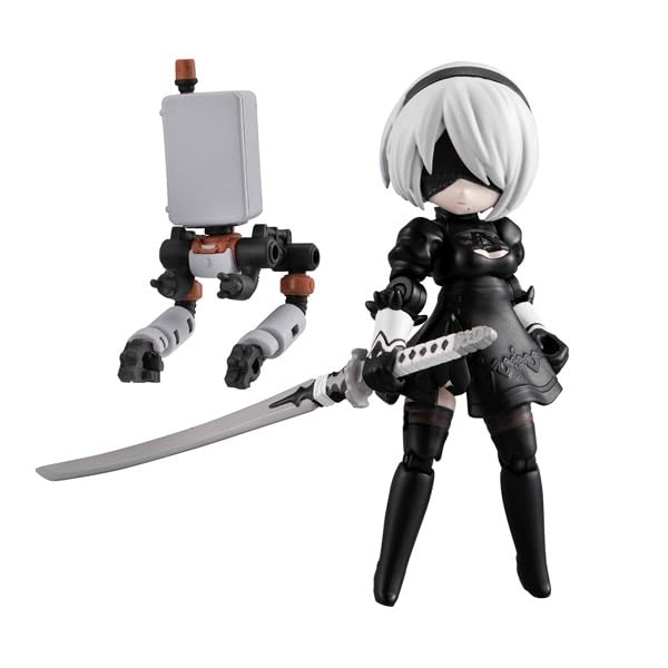 Megahouse Desktop Army Nier Automata 2B Movable Figure Ver1.1A Collect