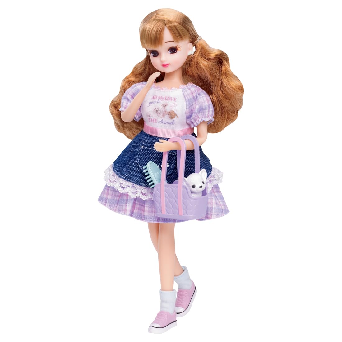 Takara Tomy Licca-Chan Doll LD-07 Pet Sitter with Dog and Cat Accessor