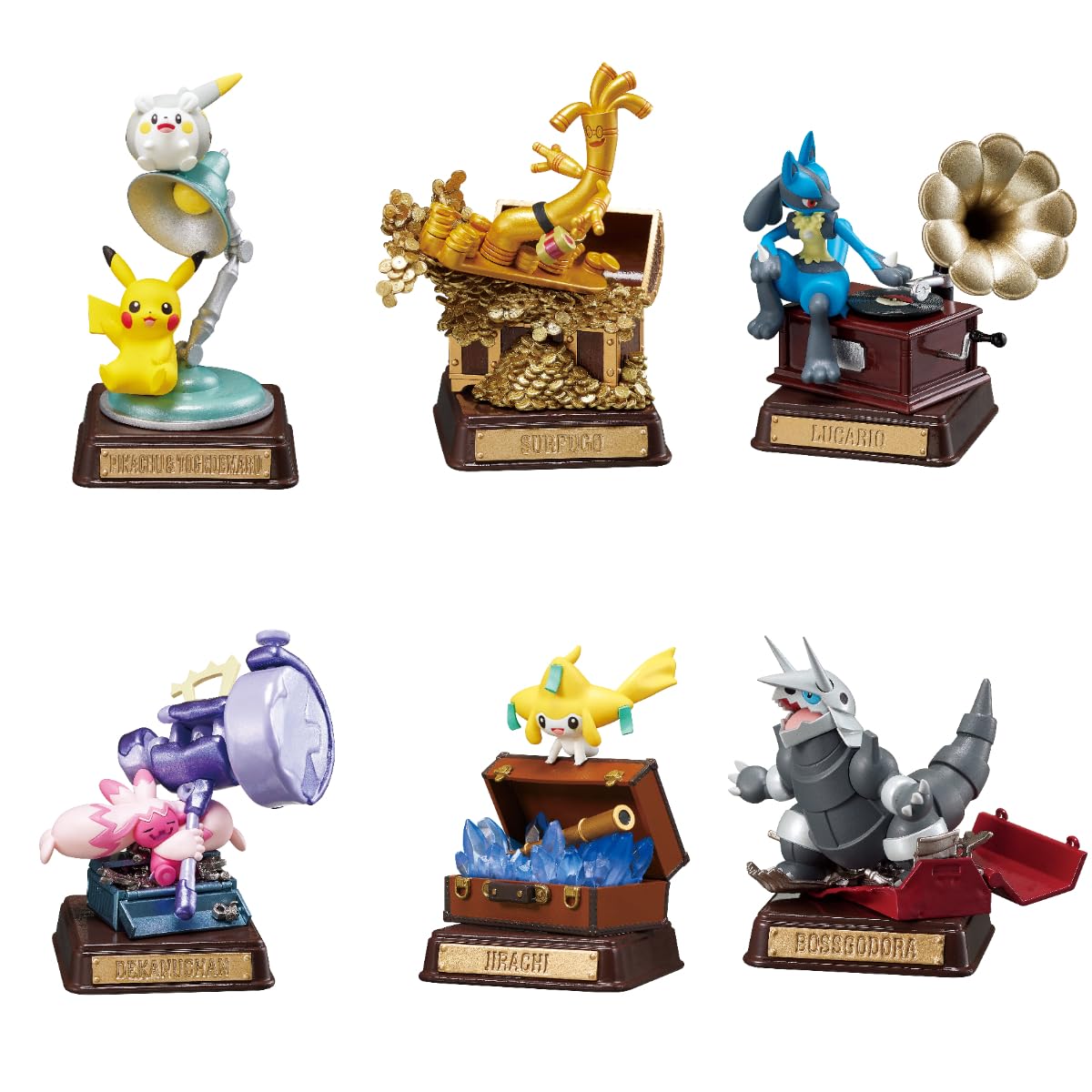 Re-Ment Pokemon Vintage Collection Steel Set Box Figure Japan Complete