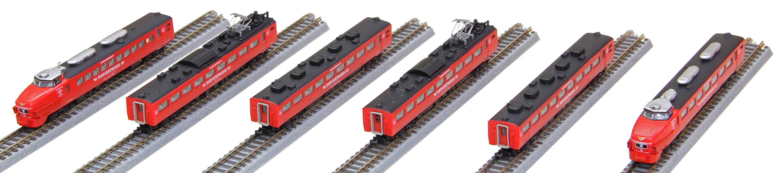 Rokuhan Z Gauge Red Express Nichirin 6-Car Set 485 Series Limited Mode