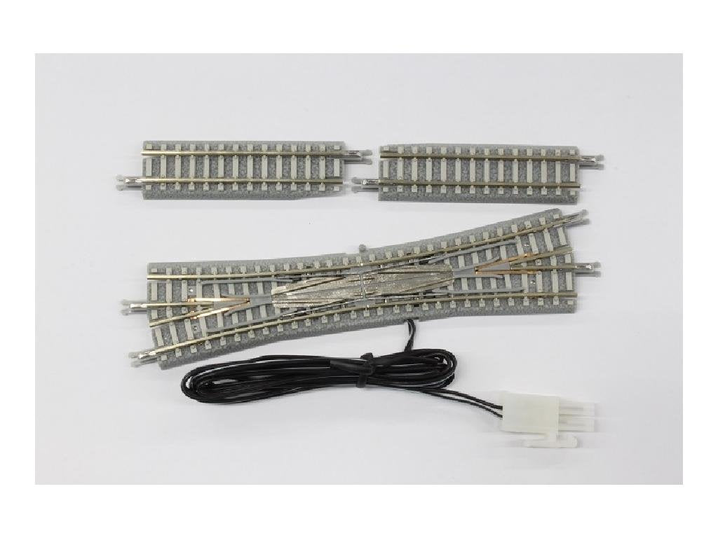 Rokuhan Z Gauge Double Slip Point Left Branch Rail with Cut Feature