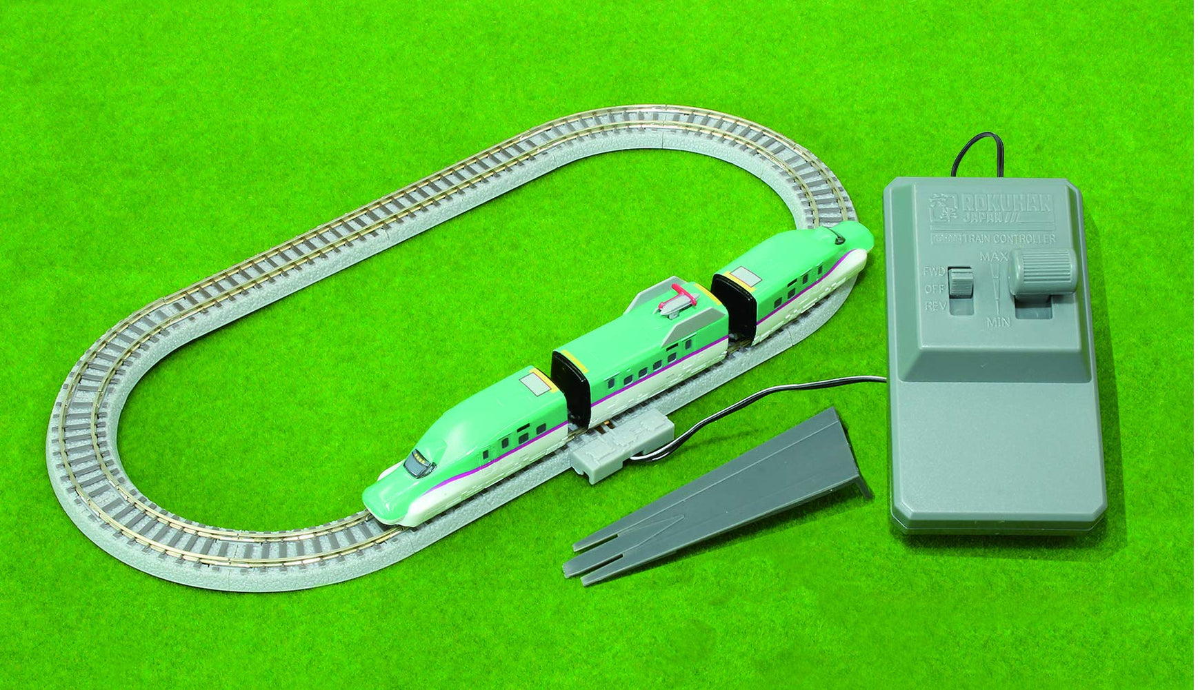 Rokuhan Z Gauge Beginner Set - Shorty E5 Series Hayabusa Starter Railw