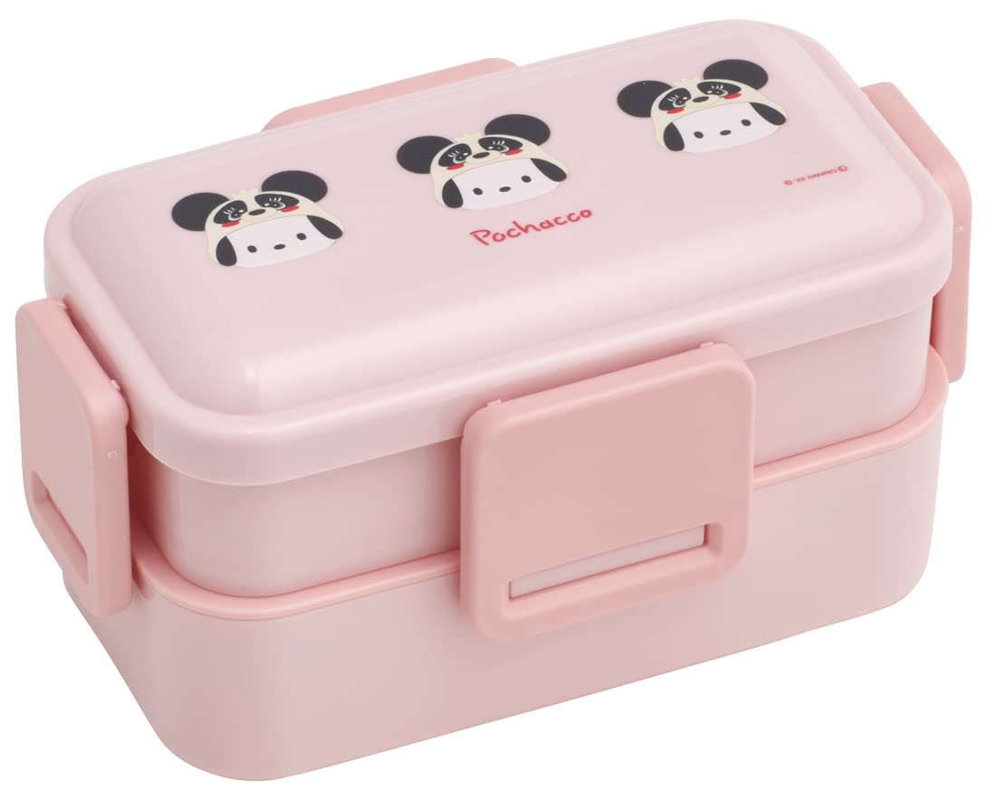 Skater Bento Box Pochacco Sanrio 600ml Antibacterial Dome Lid 2 Tier M