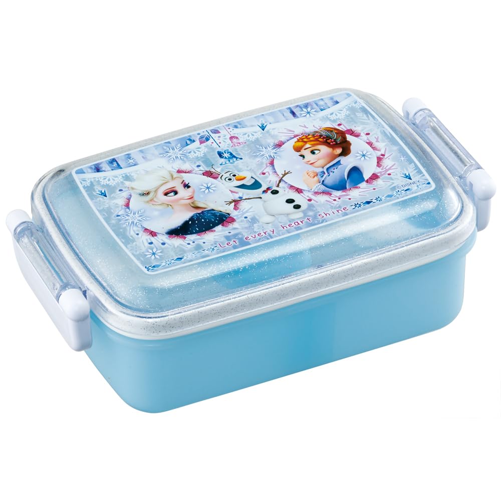 Skater Disney Frozen 24 Antibacterial Kids Lunch Box 1-Tier Dome 450ml