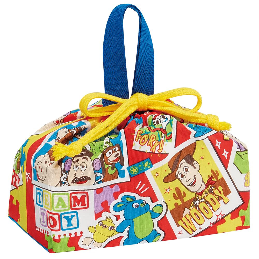 Skater Disney Toy Story Kids Lunch Box with Drawstring Bag Made in Jap