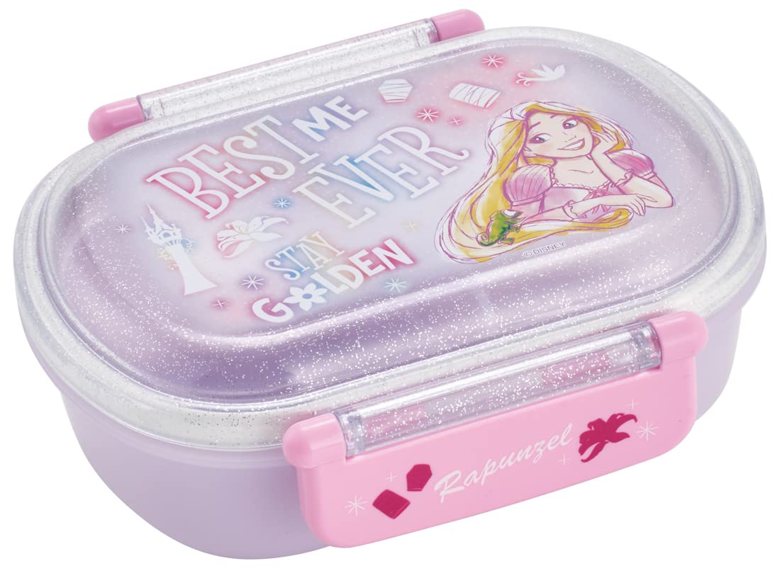 Skater Disney Rapunzel Lunch Box 360ml Antibacterial for Kids Girls Ma