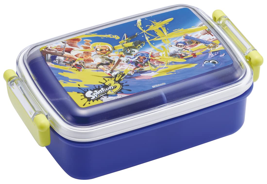 Skater Kids Lunch Box 450ml Antibacterial Splatoon 3 Design