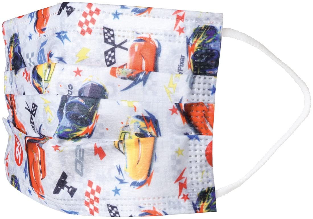 Skater Disney Cars Kids Three-Ply Non-Woven Face Mask Pack 10
