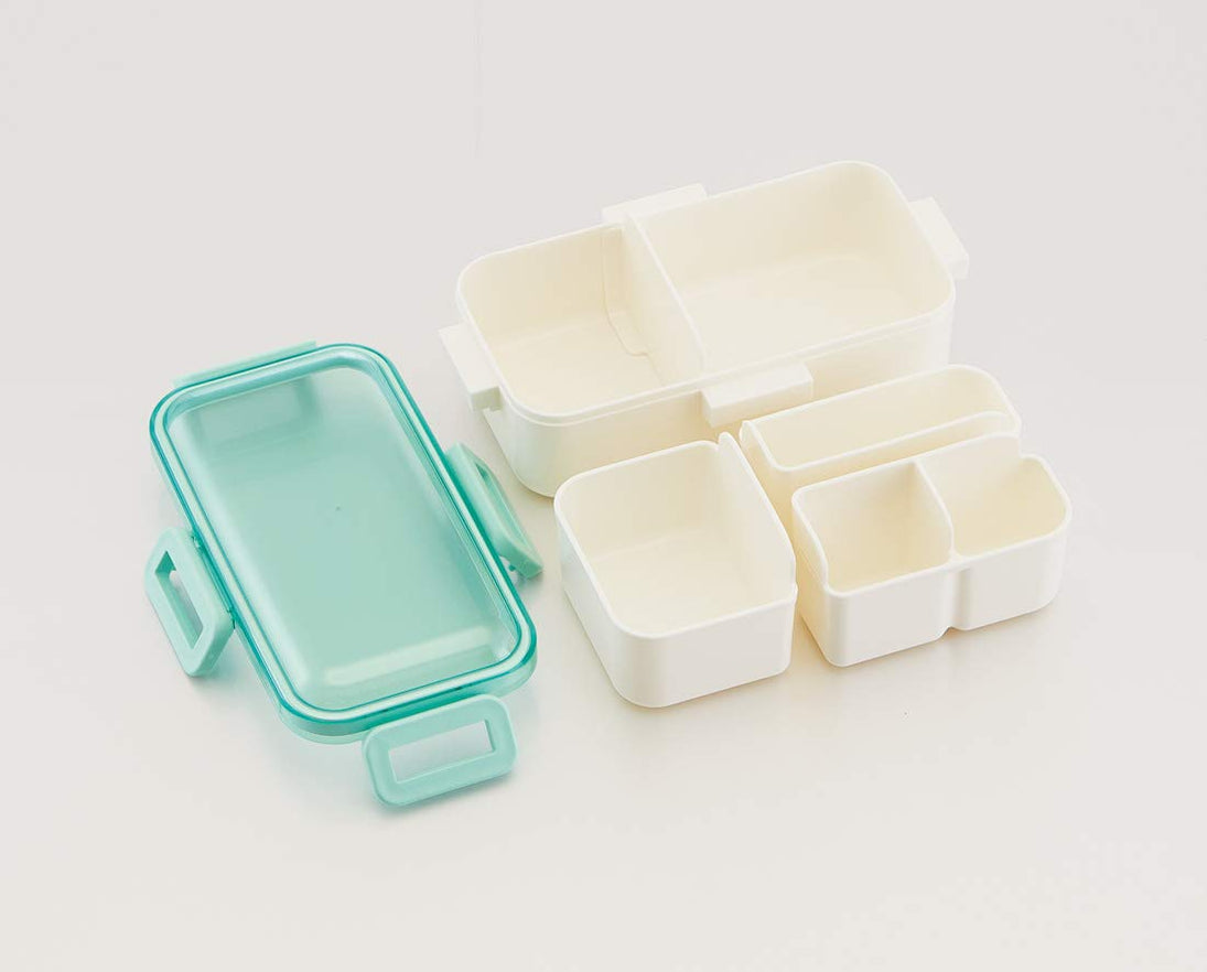 Skater Shokado Softly Serving Dome-Shaped Lid Lunch Box 530ml Pastel G