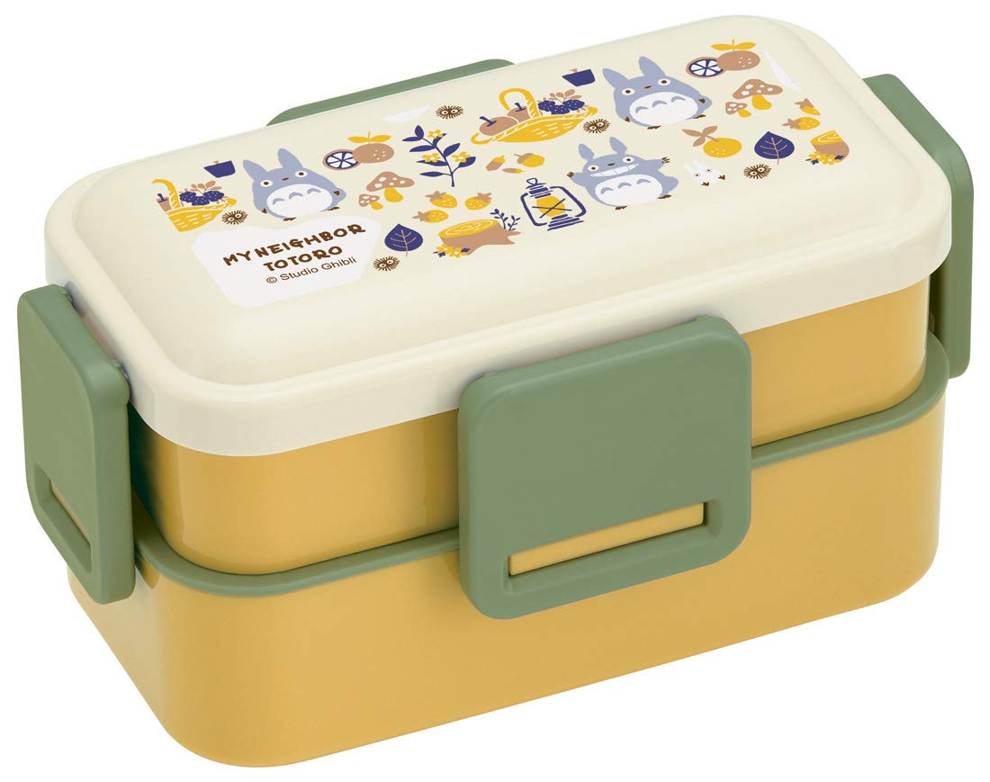 Skater 2-Tier Lunch Box 600ml with Dome Lid - My Neighbor Totoro Ghibl