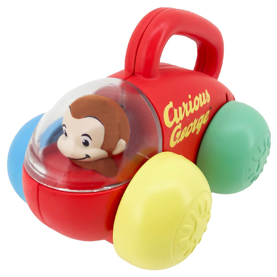 Takara Tomy Curious George Rolling Toy Fun for Kids Durable Plastic