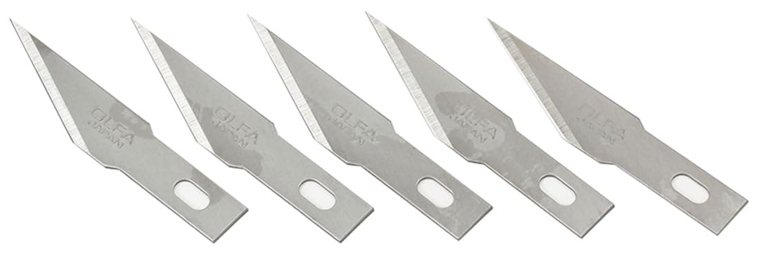 Tamiya Modeler's Knife Pro Straight Replacement Blades 5pcs Plastic To