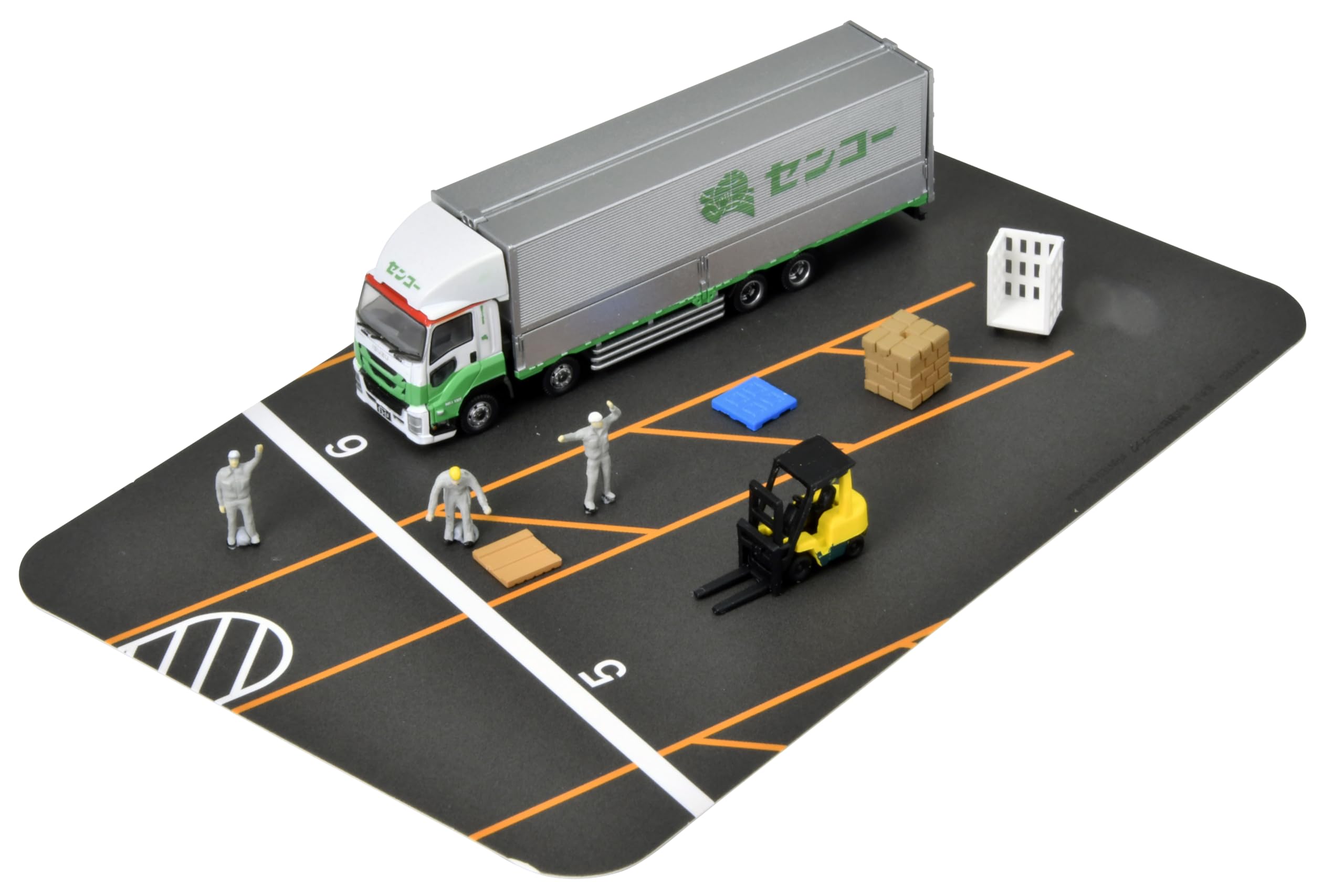 Tomytec Truck Collection Logistics Wing Van Set F Senko Diorama 331322