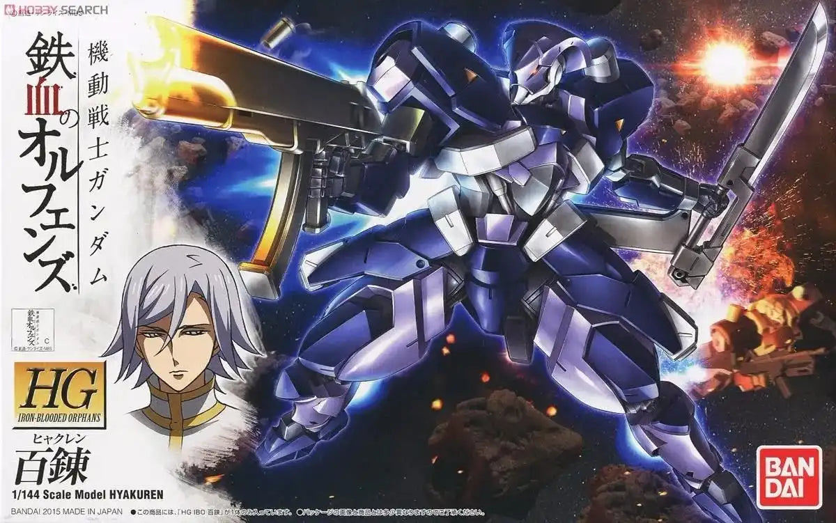 Bandai HG 1/144 Hyakuren Gundam Iron-Blooded Orphans Model Kit