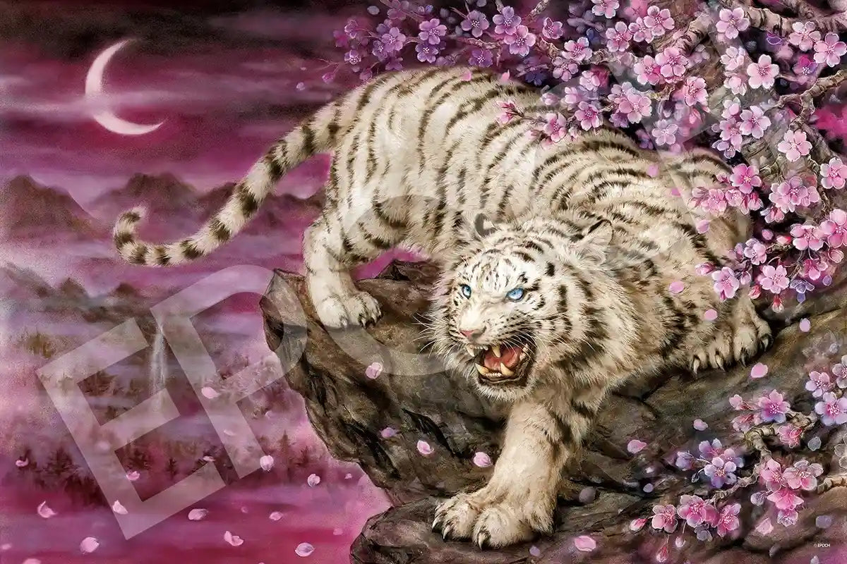 Epoch 1000-Piece Jigsaw Puzzle by Kayomi Harai Sakuraka Byakko 50x75cm