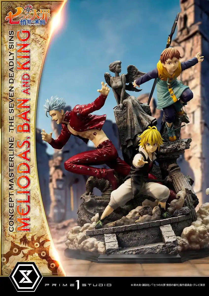 Prime 1 Studio 1/6 Scale Meliodas Figure Seven Deadly Sins 55cm Polyst