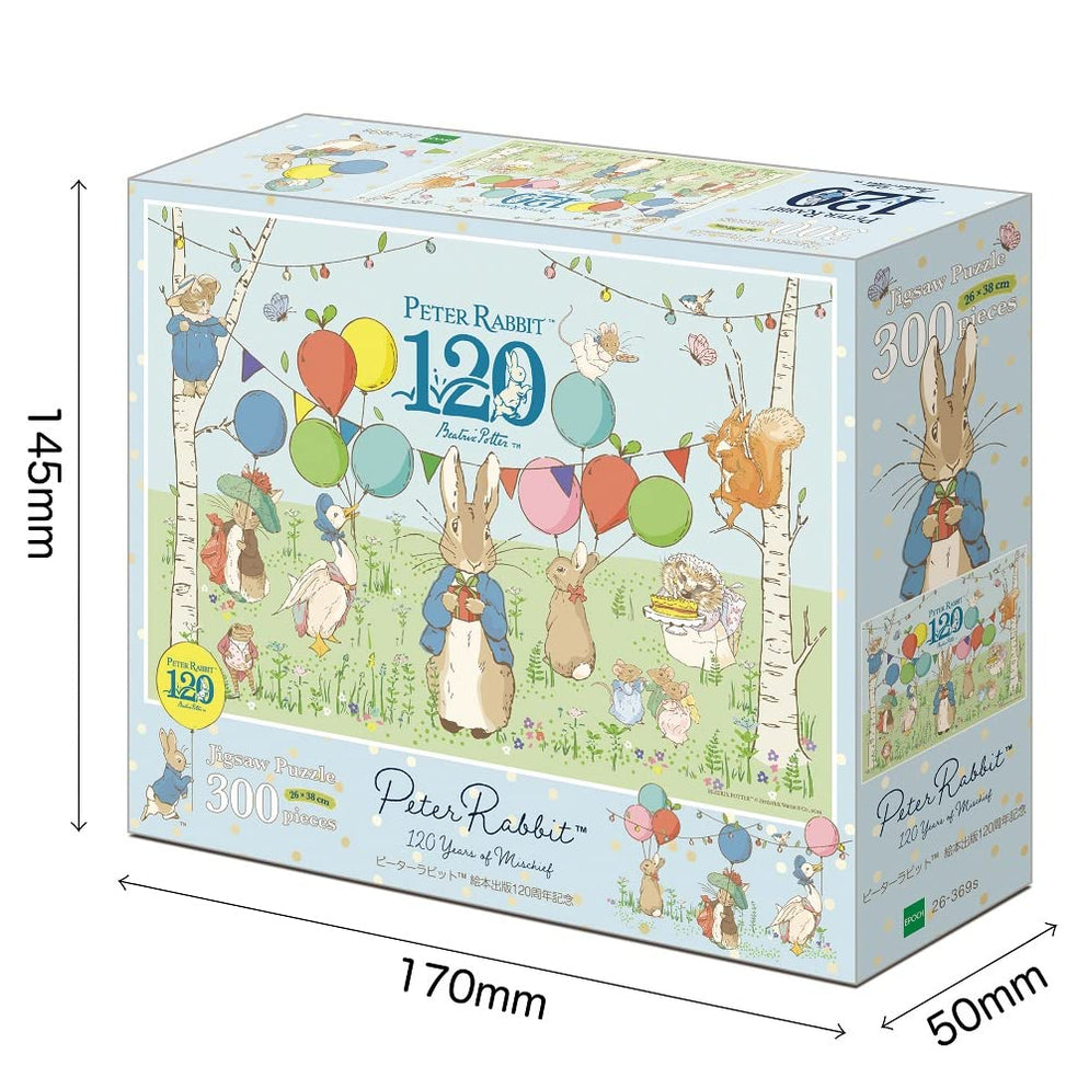 EPOCH 26-369S Jigsaw Puzzle Peter Rabbit 120Th Anniversary 300 Pieces
