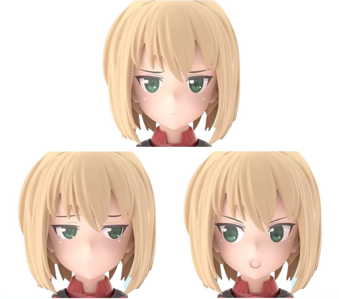 Bandai Spirits Japan Face Parts Expression Set 5 Color B Plastic Model