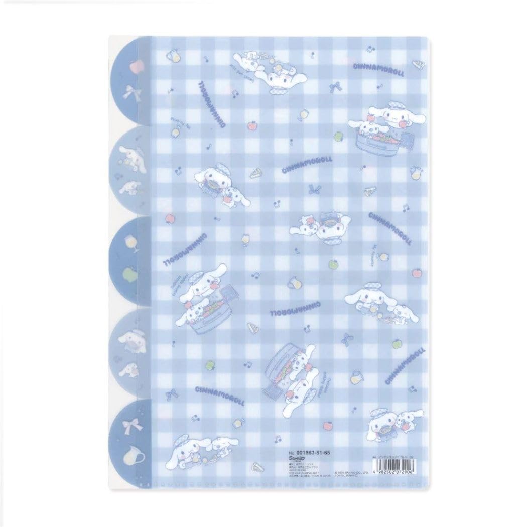 M-Plan Cinnamoroll A4 Index File - Japan Pocket File