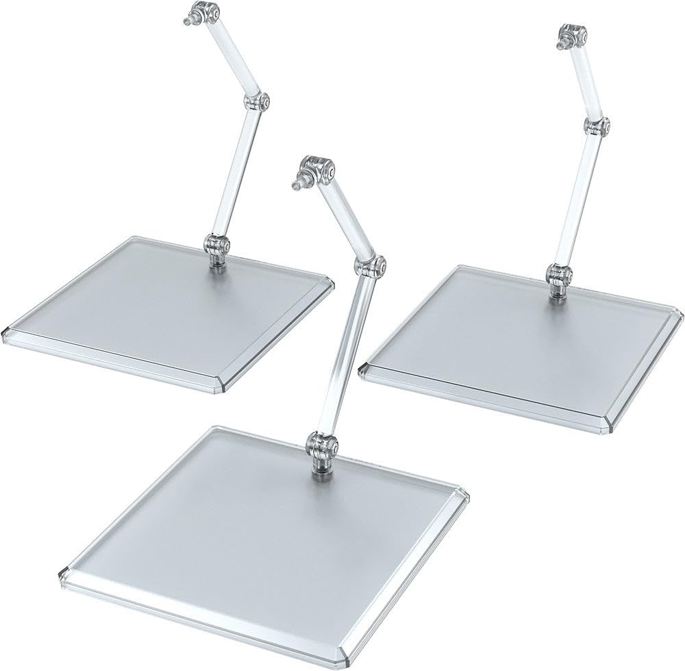 GOOD SMILE COMPANY Clear ABS Display Stand Set of 3 for Figures & Mode