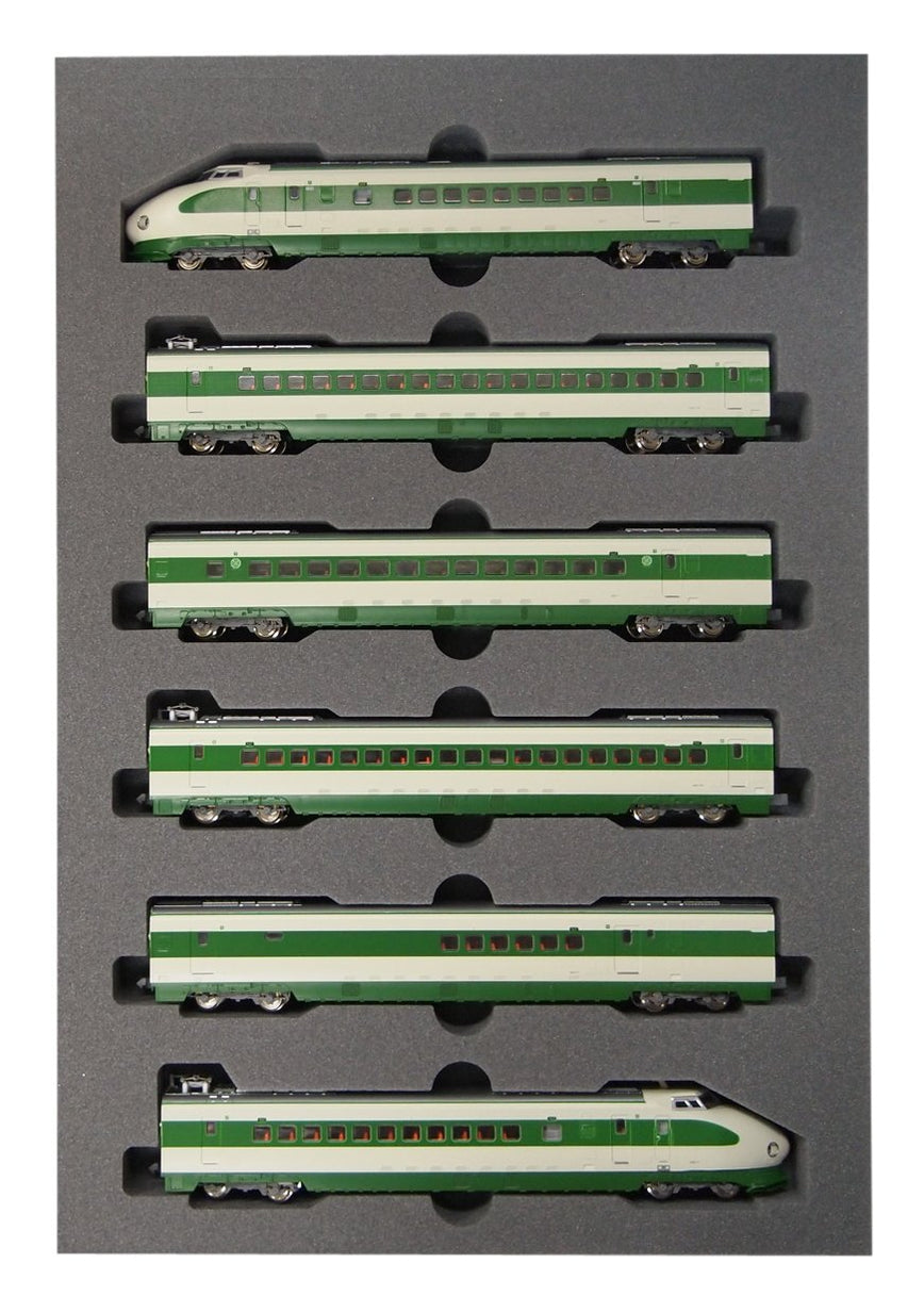 Kato N Gauge 200 Series 6-Car Basic Railway Model Train Set Tohoku/Joe