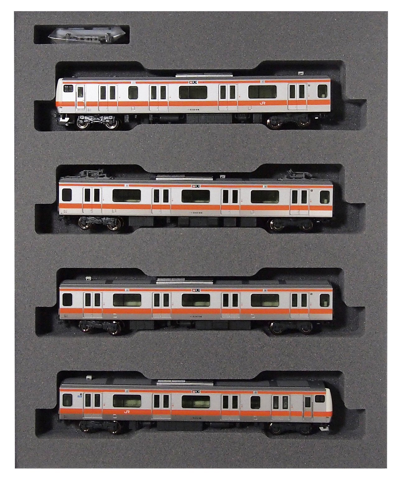 KATO N Gauge E233 Series 4-Car Addition Railway Model Train Set Chuo L