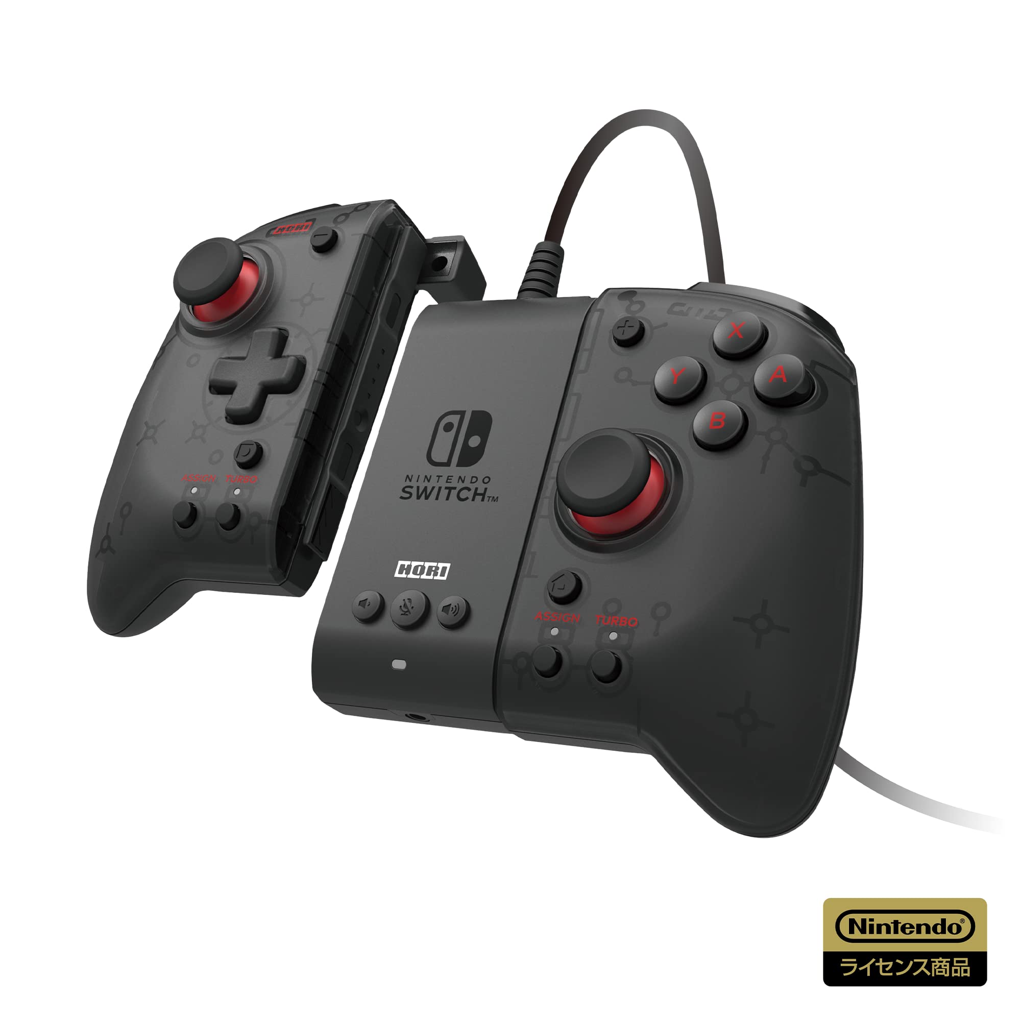 [Nintendo Licensed Product] Grip Controller Attachment Set For Nintend