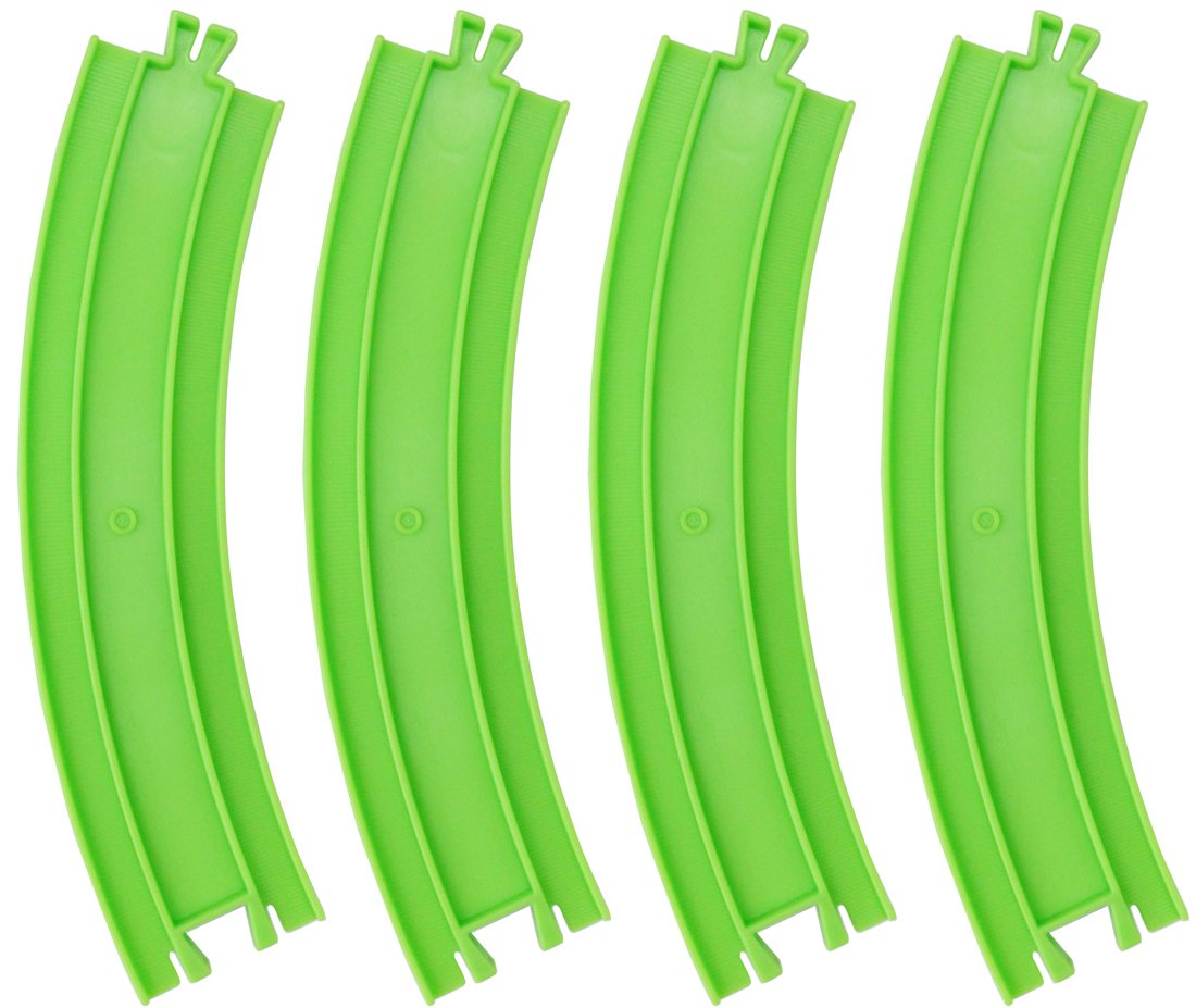 Takara Tomy Eco Curved Rail (Radius 215mm 45 Degrees) 4 Pieces Plastic