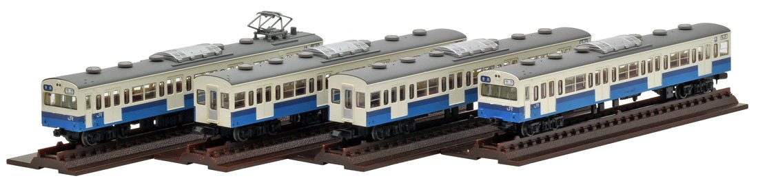 Tomytec 4-Car Set: JR103 Series Senseki Line Updated Railway Collectio