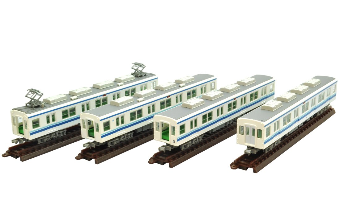 Tomytec 4-Car Set - Tobu Railway 8000 Series Updated Intermediate Car