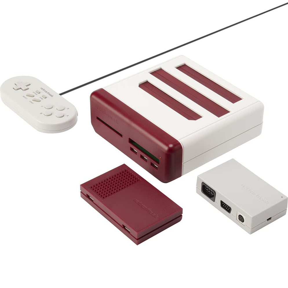 Retro Freak (Retro Game Compatible) (Controller Adapter Set) Red X Whi