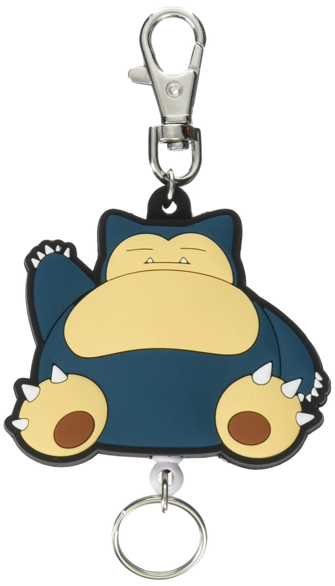 SK JAPAN Pokemon Rubber Reel Keychain Snorlax