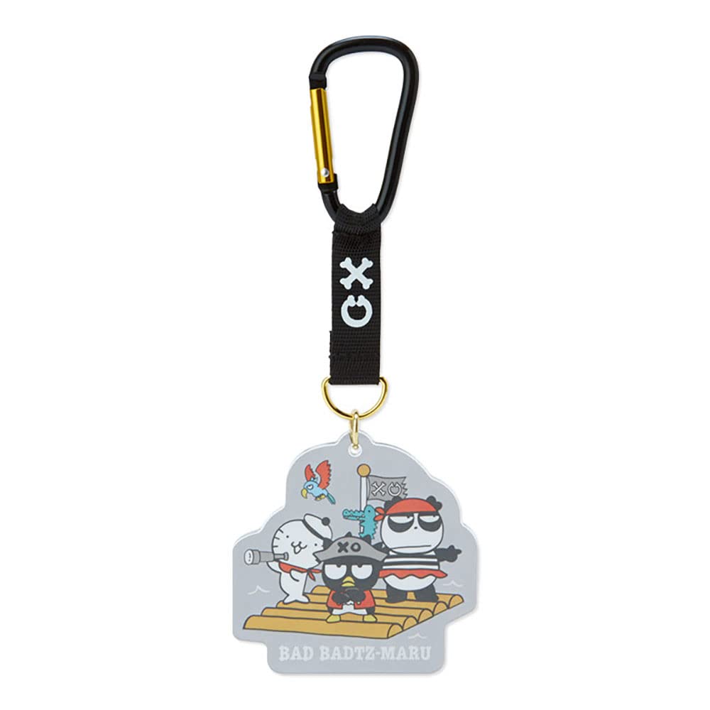 Sanrio Bad Badtz-Maru Key Chain Wooden Raft Treasure Hunt