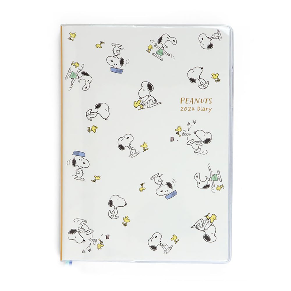 Sanrio Snoopy Horizontal Ruled Diary 2024 Japan 704164