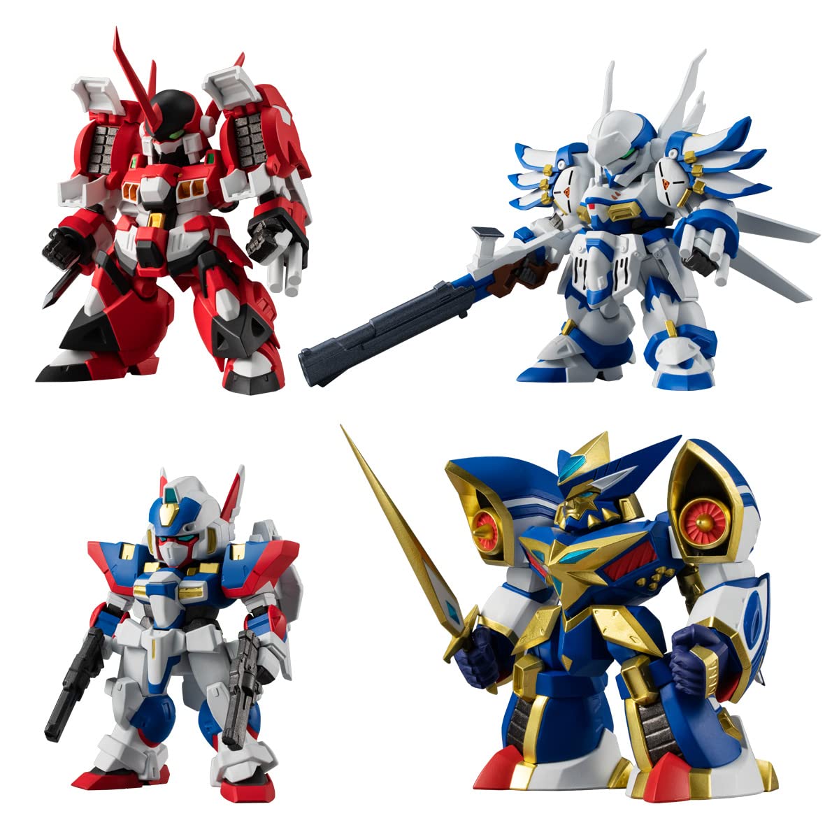BANDAI CANDY Super Robot Wars Og Original Collection 02 4Pack Box Cand