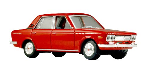 Tomytec Toho Famous Wheels Nissan Laurel 1st Work Edition in Red