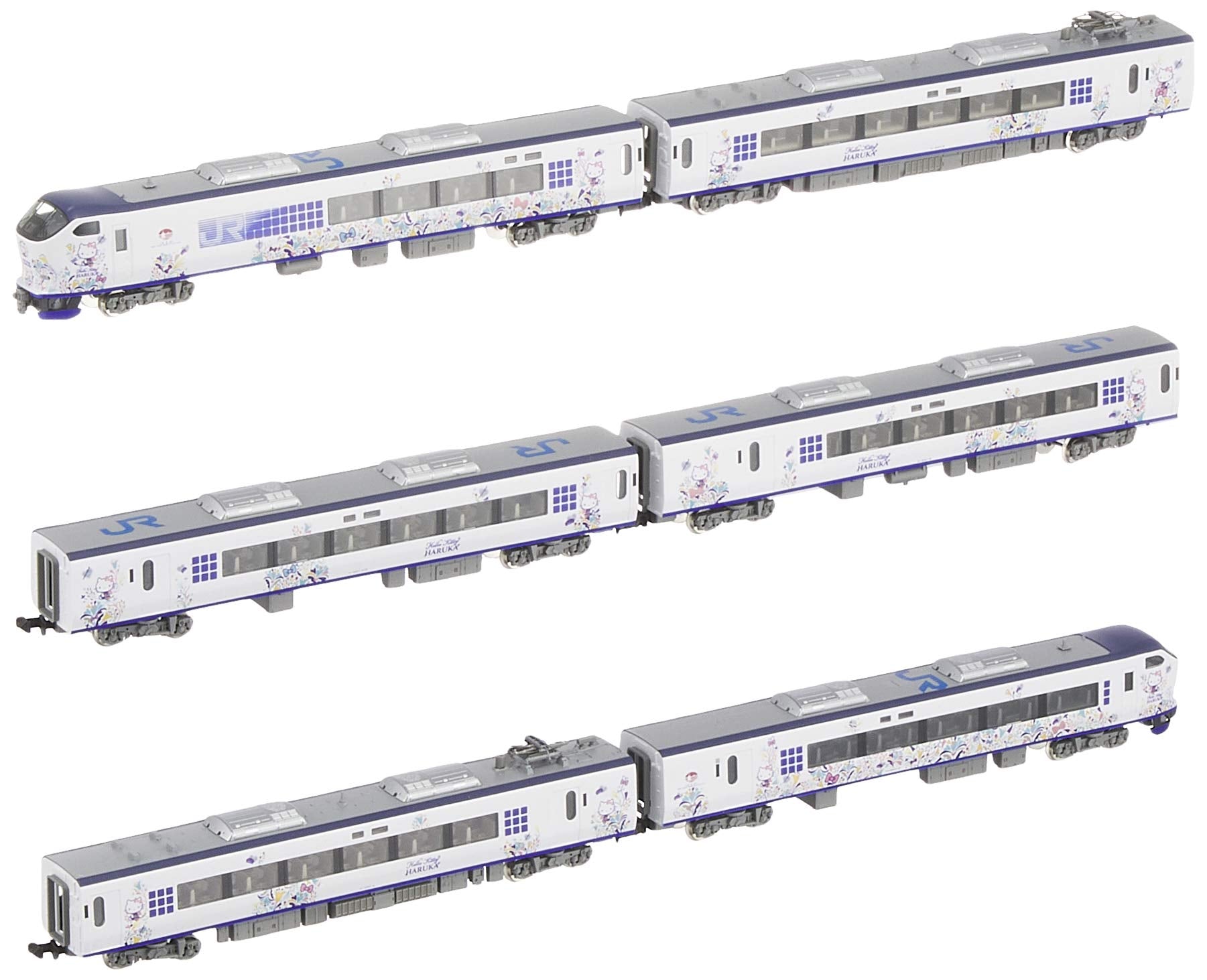 Tomytec 281 Series Hello Kitty 6-Car Model Train Set - N Gauge Tomix R