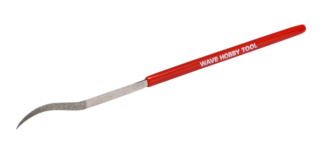 Wave Diamond File Triangle with Curved End Special Shape